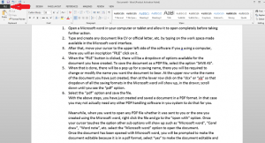 HOW TO CREATE & EDIT PDF FILES USING A MICROSOFT WORD