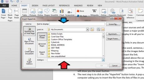 Top 5 Procedures On How To Insert A HyperLink In Ms Word Document ...